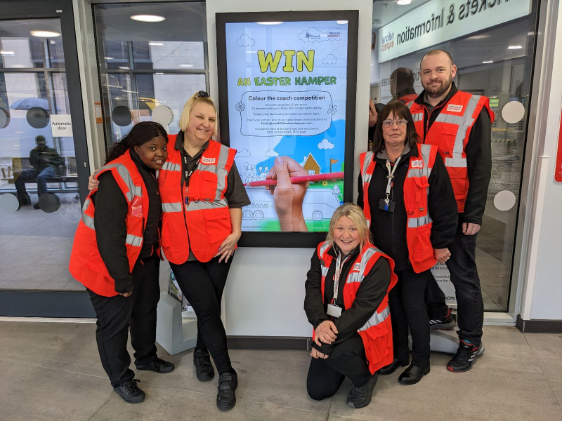 National Express host Easter fundraiser at Nottingham’s Broadmarsh ...